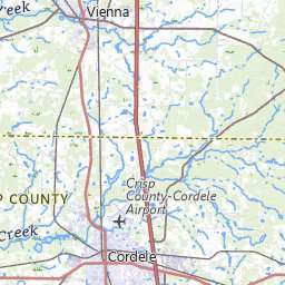 Crisp County, Georgia Topograhic Maps by Topo Zone