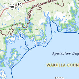 Ochlockonee River Florida Map