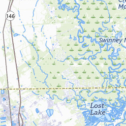 Cedar Bayou Texas Map