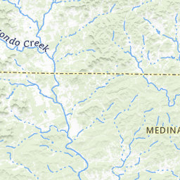 Medina River Map