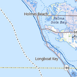 Mapa De Longboat Key, Florida
