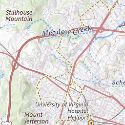 Charlottesville (city) County, Virginia Topograhic Maps by Topo Zone