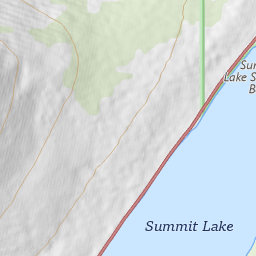 Summit Lake Alaska Map