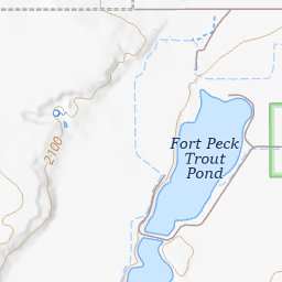 Fort Peck Reservoir Map