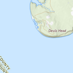 Devils Head Topo Map WA, Pierce County (Longbranch Area)