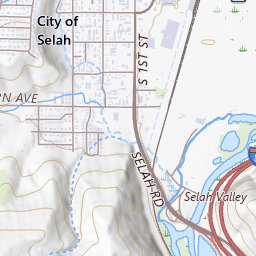 Naches River Map Yakima River Basin Map With Creeks.canals