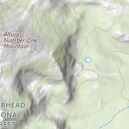 Alturas Number One Mountain Topo Map MT, Beaverhead County (Elkhorn Hot ...