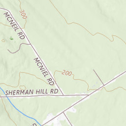 Trimble Mountain Topo Map ME, Washington County (Red Beach Area)