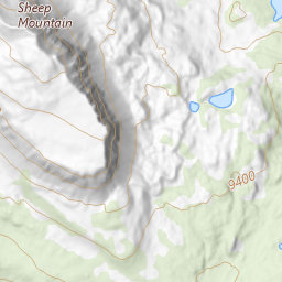Scotch Bonnet Mountain Topo Map MT, Park County (Cooke City Area)