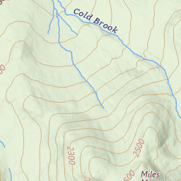 Miles Mountain Topo Map VT, Essex County (Miles Pond Area)