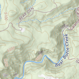 Bear Butte Map USGS: Professional Paper 65 — Geology And Water
