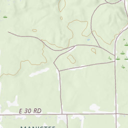 Woodward Lake Michigan Map Secord Lake Map Gladwin County Michigan
