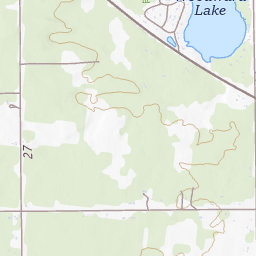 Woodward Lake Michigan Map Secord Lake Map Gladwin County Michigan