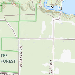 Tippy Dam Map