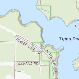 Tippy Dam Map