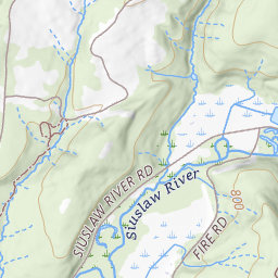 Lorane Topo Map OR, Lane County (Lorane Area)