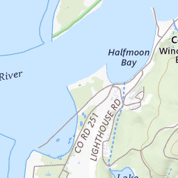 Half Moon Bay Winchester Oregon Map