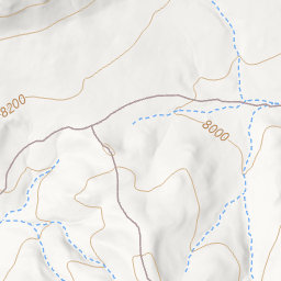 Porter Cabin Cow Camp Topo Map WY, Fremont County (Circle Ridge Area)