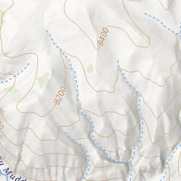 Porter Cabin Cow Camp Topo Map WY, Fremont County (Circle Ridge Area)