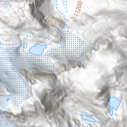 Fremont Glaciers Topo Map WY, Fremont County (Fremont Peak North Area)
