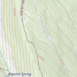 Swan Lake Mountain Topo Map OR, Klamath County (Swan Lake Point Area)