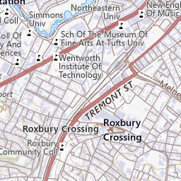Brookline Map Of Surrounding Towns Brookline Village Topo Map MA,
