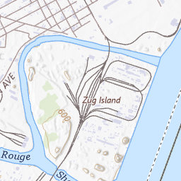 Map Of Delray Detroit Michigan