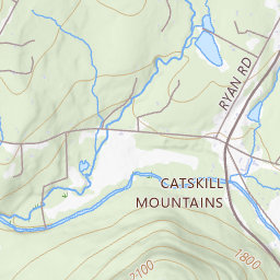 Catskill Mountains Map