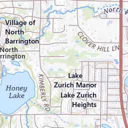 Lake Barrington Illinois Map Lake Barrington Illinois Map Poster,