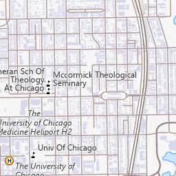 Promontory Point Park Topo Map IL, Cook County (Jackson Park Area)