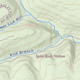 Old Supply Trail Topo Map PA, Tioga County (Asaph Area)