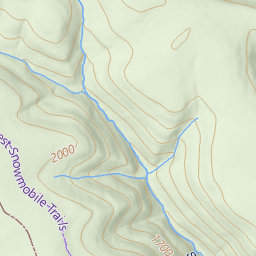Sawmill Trail Topo Map PA, Potter County (Oleona Area)