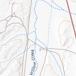 Shores Topo Map NV, Elko County (Harris Canyon Area)
