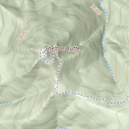 Bluff Creek California Map