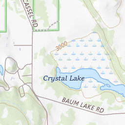 Crystal Lake California Map Shasta County | California Fish Plants