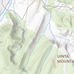 Uinta Mountains Topo Map Uinta 1 Backcountry – Alpentech