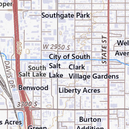 Sugar House Shopping Center Topo Map UT, Salt Lake County (Sugar House ...