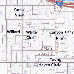 Sugar House Shopping Center Topo Map UT, Salt Lake County (Sugar House ...