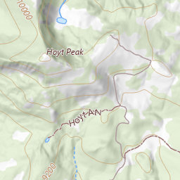 Hoyt Peak Topo Map UT, Summit County (Hoyt Peak Area)