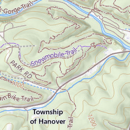 Ashland County Snowmobile Map