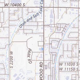 Jordan Valley Utah Map Traverse Mountains Topo Map UT, Salt Lake