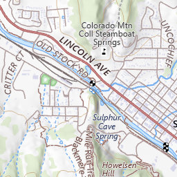 Colorado Map Steamboat Springs