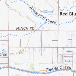 Red Bluff Texas Map