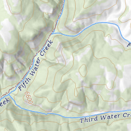 Diamond Fork Hot Springs Map Diamond Fork Canyon: Fifth Water Hot