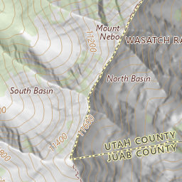 Mount Nebo Map
