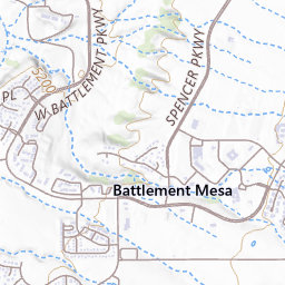 Mapa De Parachute Colorado Parachute, Colorado Trails & Trail Maps