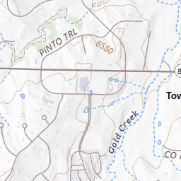 Map Of Elizabeth Colorado