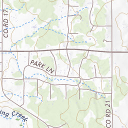 Map Of Elizabeth Colorado