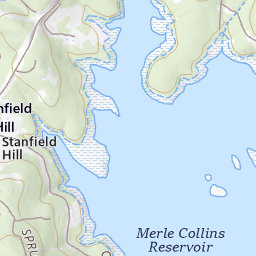 Collins Lake Recreation Area Map