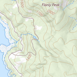 Collins Lake Recreation Area Map